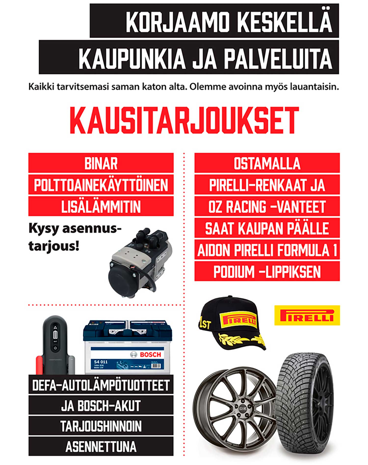 Autokorjaamo ja Autohuolto | Lahti | Autoasi Saimaankatu